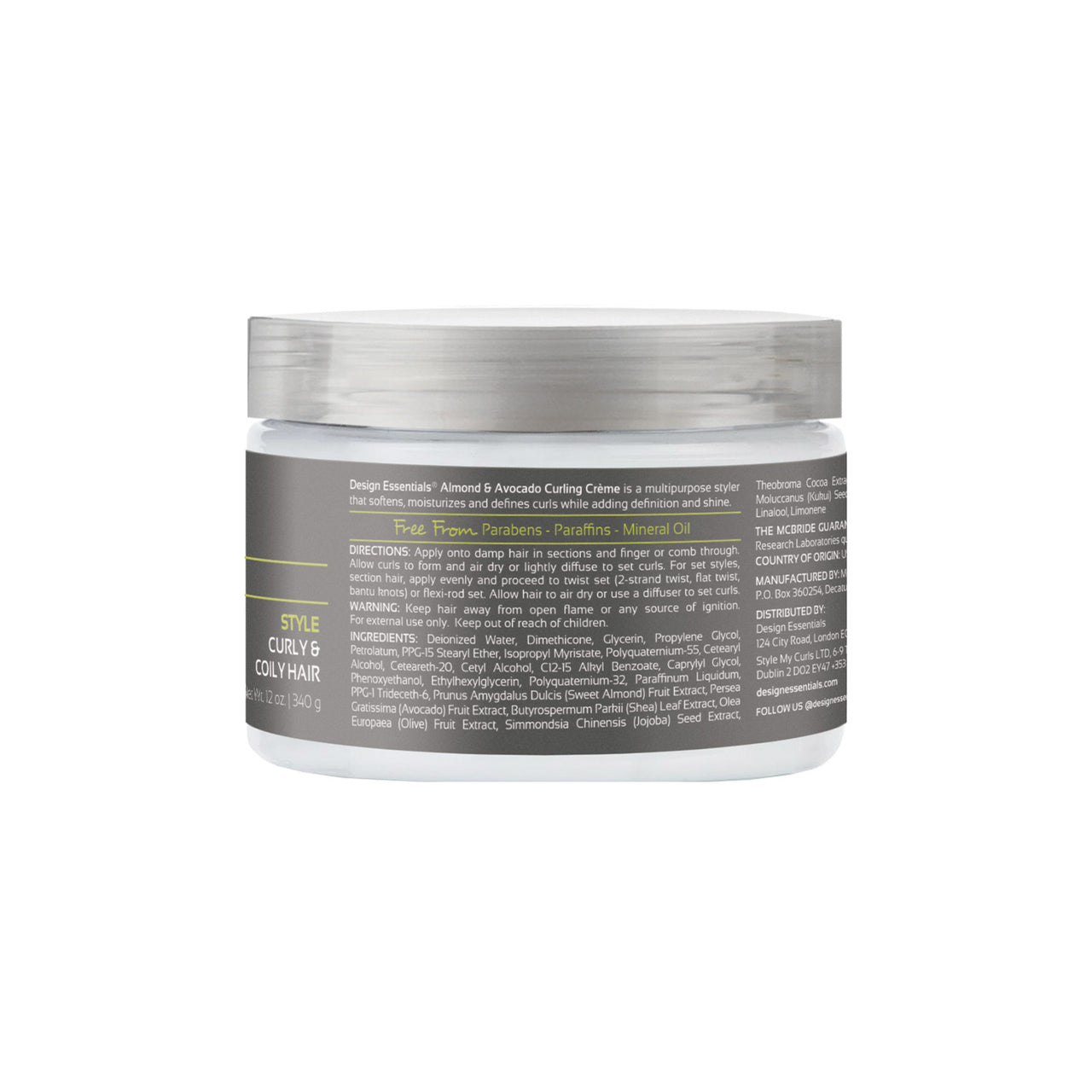 Almond & Avocado Curling Creme for Thick Hair | Design Essentials
