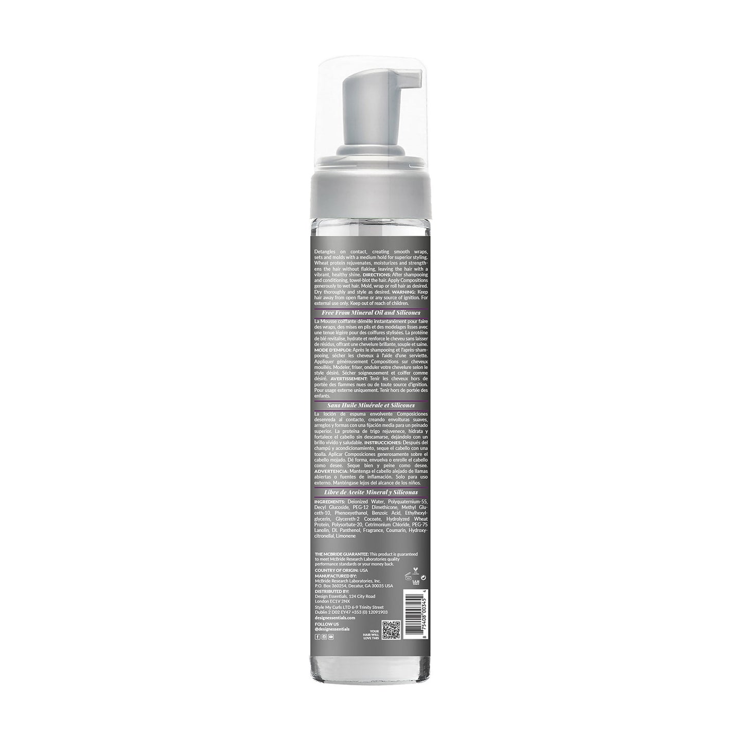 Foaming Wrap Lotion for Natural Hair | Design Essentials
