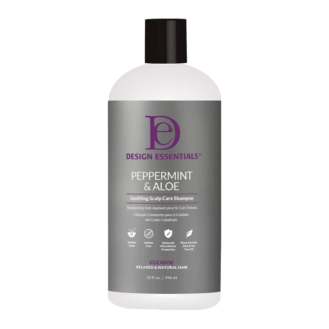 Peppermint & Aloe Soothing Scalp Care Shampoo| Design Essentials